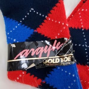 Argyle | Underwear & Socks | Vintage Gold Toe Argyle Navy Shoe Socks ...